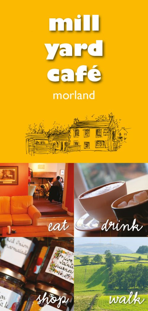Mill Yard Cafe leaflet design - Tennant Design