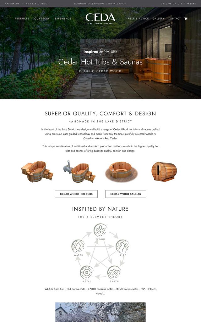 Ceda - website design - Tennant Design